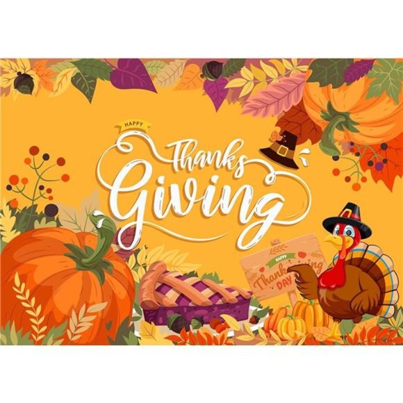 Holiday | Thanksgiving Backdropthanksgiving Banners Give Thanks Banner ...